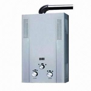 China Gas Water Heater with 6 to 10L Force Exhaust Type and White Paint Surface Finish for sale