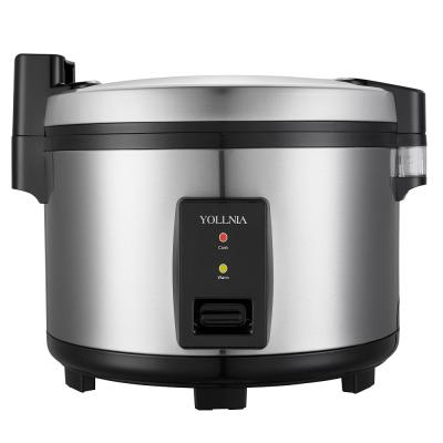 China XR-F23 Commercial Rice Cooker 23 L, Large Capacity for 50-80 People, Non-Stick Coating, without Burning, with Warming Function, 2500 W, Removable Washable Non-Stick Bowl, Stainless Steel. for sale