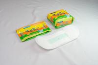 China Sanitary Napkins Pad with Breathable Plastic Back Sheet and Super Absorbent Cotton Top Sheet for sale