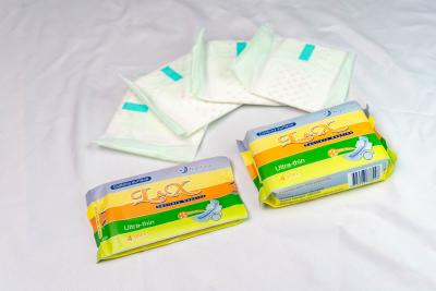 China Disposable Night Use Sanitary Napkin Biodegradable  Feminine Sanitary Napkins for sale