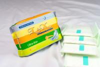 China Adhesive Wings Period Pads Organic Women  Eco Menstrual Pads 283mm for sale