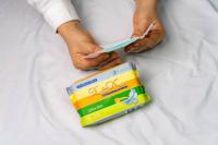 China Individually Wrapped Menstrual Pad Disposable and Biodegradable Ultra Absorbent Sanitary Napkins for Protection During Menstruation for sale