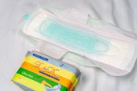 China Highly Breathable Night Use Sanitary Napkin Skin Friendly  Soft Pads For Periods 28.3cm for sale