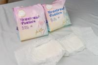 China Absorbent Overnight Period Panties White Breathable Unisex Overnight Underwear for sale