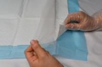 China Reusable And Washable Customizable Incontinence Bed Pads Featuring 3-layer Design Durable Comfortable Protective Bedding for sale