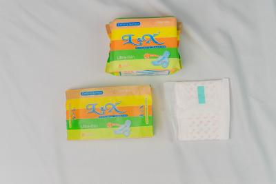 China Quick Absorbency Women Sanitary Napkins With Wings Breathable Menstrual Pads for sale