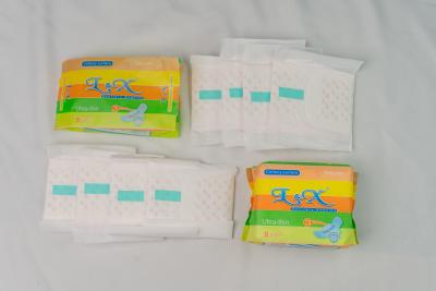 China Adhesive Cotton Pantiliners 150mm 250mm Length Made of Cotton Material for sale
