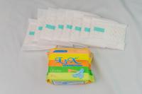 China Adult Lady Women Sanitary Napkins 240mm Length With Pattern Flexible And Thin Design Allows Discreet Wear Under Clothing for sale