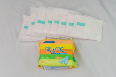 China Adult Lady Women Sanitary Napkins 240mm Length With Pattern Flexible And Thin Design Allows Discreet Wear Under Clothing for sale