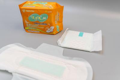 China Dual Layer Design Sanitary Napkins Pad Optimized For Regular Flow Cottony Soft Surface Breathable Comfortable Protection for sale