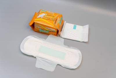 China Cottony Soft Surface Sanitary Napkins Pad Hypoallergenic 240mm Absorbent Leak Proof Comfortable Feminine Protection for sale