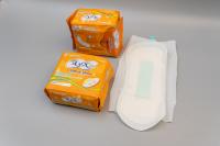 China Soft Skin Friendly Menstrual Pad 100 Percent Cotton Top Sheet White Comfortable Absorbent Feminine Hygiene Product for sale