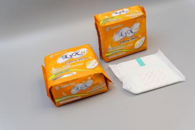 China Soft Skin Friendly Menstrual Pad 100 Percent Cotton Top Sheet White Comfortable Absorbent Feminine Hygiene Product for sale
