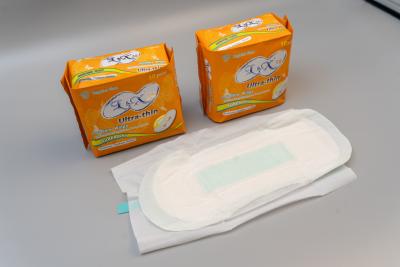China Super Absorbent Polymer SAP Women Sanitary Pads Equipped with Waterproof Polyethylene Film Back Sheet Soft Breathable and Absorption for sale