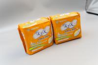 China Disposable And Biodegradable Menstrual Pad 19 Pads Per Pack High Comfort Soft Breathable Material Suitable For Sensitive Skin for sale