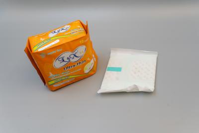 China Cottony Surface disposable feminine menstrual pad designed for maximum comfort and effective menstrual fluid absorption for sale