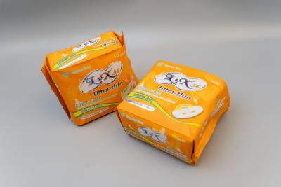 China Quick Absorbency Women Sanitary Napkins Cotton Material No Wings Soft Comfortable Breathable Suitable for Sensitive Skin for sale