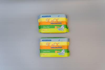 China Strong Adhesive Strip Night Sanitary Napkin Ultra Thin Breathable Soft Material Maximum Absorption for Overnight Comfort for sale