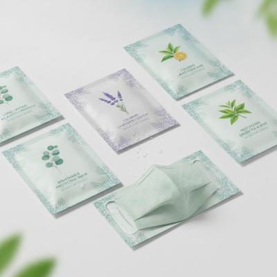 China Individually Wrapped breathable protective masks featuring natural plant essences for long lasting comfort and freshness for sale