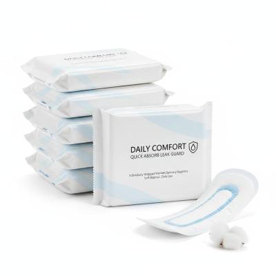 China Individually Wrapped Women Sanitary Napkins Quick Absorbency Leak Protection Comfortable Soft Material Suitable for Daily for sale