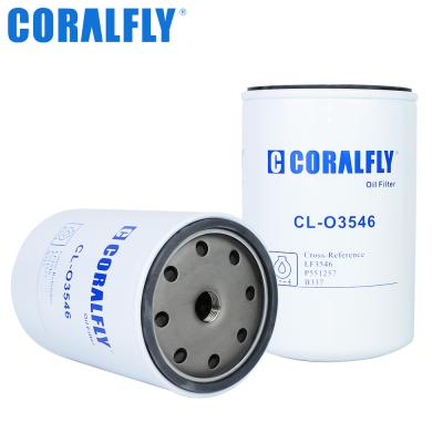 China Coralfly Construction Machinery Oil Filter LF33546 551257 B337 For Fleetguard for sale
