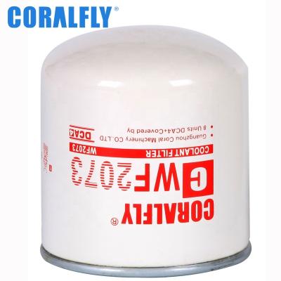 China 50 Micron Wf2073 CORALFLY Coolant Filter SAE J1985 for sale