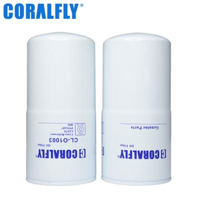 China lf670 P551670 LF670SC CORALFLY Oil Filter Spin On Full Flow for sale