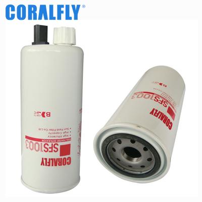China Fs1003 P551103 3406889 CORALFLY Fuel Water Separator Spin - On With Drain , Sensor Port And Reusable Sensor for sale