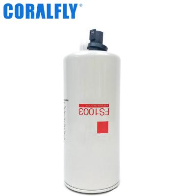 China CORALFLY Cummins Engines FS1003 Fuel Water Separator Filter Spin - On With Drain Sensor Port And Reusable Sensor for sale