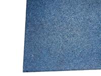China Blue Outdoor Rubber Floor 1000X1000X15mm Square Rubber Floor Mats Anti Slip for sale