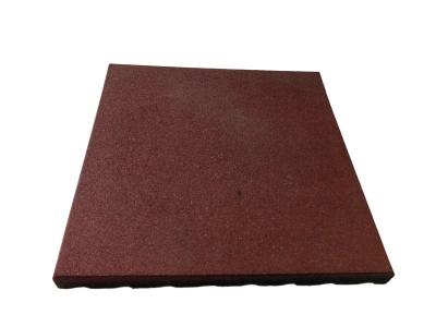 China Playground Outdoor Rubber Flooring Lightweight Black 15mm 20mm 25mm 30mm 40mm 50mm for sale