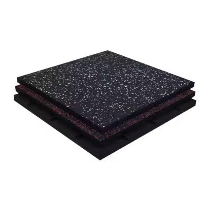 China Anti Slip Outdoor Rubber Flooring Weatherproof Easy Clean 60-70 ShoreA for sale