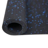 China EPDM Rubber Floor Rolls Shock Absorption Rubber Matting Roll 3mm - 12mm Thick for sale