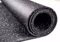 China Home Gym Rubber Flooring Rolls 8mm Thick Impact Resistant 4x30 Commercial Grade for sale