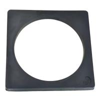 China 3kg Traffic Cone Base Weights Anti Fall Rubber Base Weight 370*370mm for sale