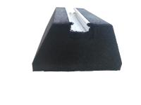 China Anti Vibration Big Foot Rubber 450*180mm Heat Pump Feet Black for sale