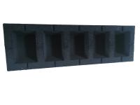 China Black Air Conditioner Feet 500*180mm Anti Vibration Feet 1.5g/cm3 for sale