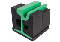 China Customized Rubber Rail 45mm / 66mm Rubber Bump Rail Multipart for sale