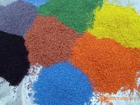 China Anti Slip SBR Rubber Crumb 1mm - 3mm 2mm - 4mm Artificial Turf Black Pellets for sale