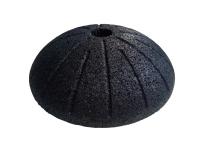 China Black Custom Rubber Products 18x18 X1.8 Inches Soccer Corner Flag Base for sale
