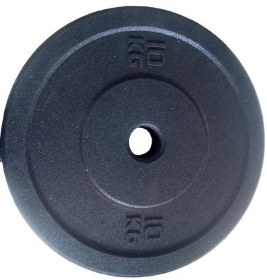 China 51mm Gym Rubber Plate Black Gym Bumper Plates 10kg For Training for sale