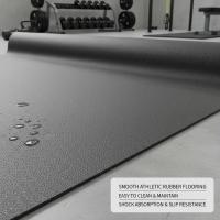 China Smooth Athletic Rubber Flooring Easy To Clean And Maintain Provides Shock Absorption And Slip Resistance For Athletic for sale