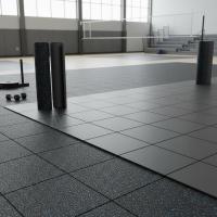 China Easy To Clean And Maintain Sports Rubber Flooring With Granulated Or Smooth Surface Texture In Rolls Or Tiles Designed For Sports Facilities for sale