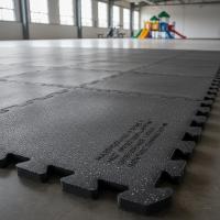 China Hardness 60-70 ShoreA High Impact Rubber Flooring Perfect Choice for Gyms Playgrounds and High Traffic Commercial Spaces for sale