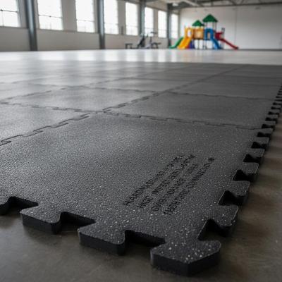China Hardness 60-70 ShoreA High Impact Rubber Flooring Perfect Choice for Gyms Playgrounds and High Traffic Commercial Spaces for sale