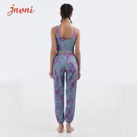 China 250gsm Athletic Tie Dye 2 Piece Set Leggings and Sports Bra for Women Workout Gym for sale