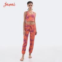 China 250gsm Athletic Tie Dye 2 Piece Set Leggings and Sports Bra for Women Workout Gym for sale