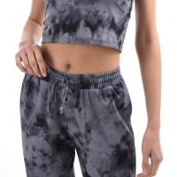 China 250gsm Athletic Tie Dye 2 Piece Set Leggings and Sports Bra for Women Workout Gym for sale