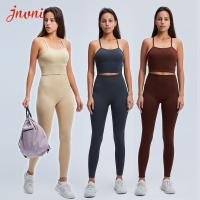 China Women 3 Piece Seamless Yoga Wear Set with High Waist Shorts and Crop Top 60% Polyester for sale