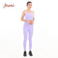 China 75% Recycled Polyester 25% Spandex High Impact Sports Bra and Leggings Set 2 Piece Gym Activewear for sale